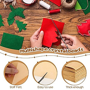 10 Pcs Brown Felt Sheets 7"x11.2" Felt Fabric for Crafts Squares Felt Fabric Sheets Thick Brown Fabric Non-Woven Felt Fabric for Halloween Christmas DIY Patchwork Sewing Craft Decorative Projects