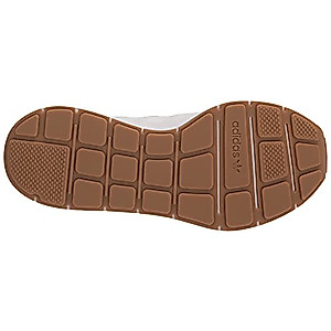 adidas Men's Swift Running Shoe, White/White/Gum, 10