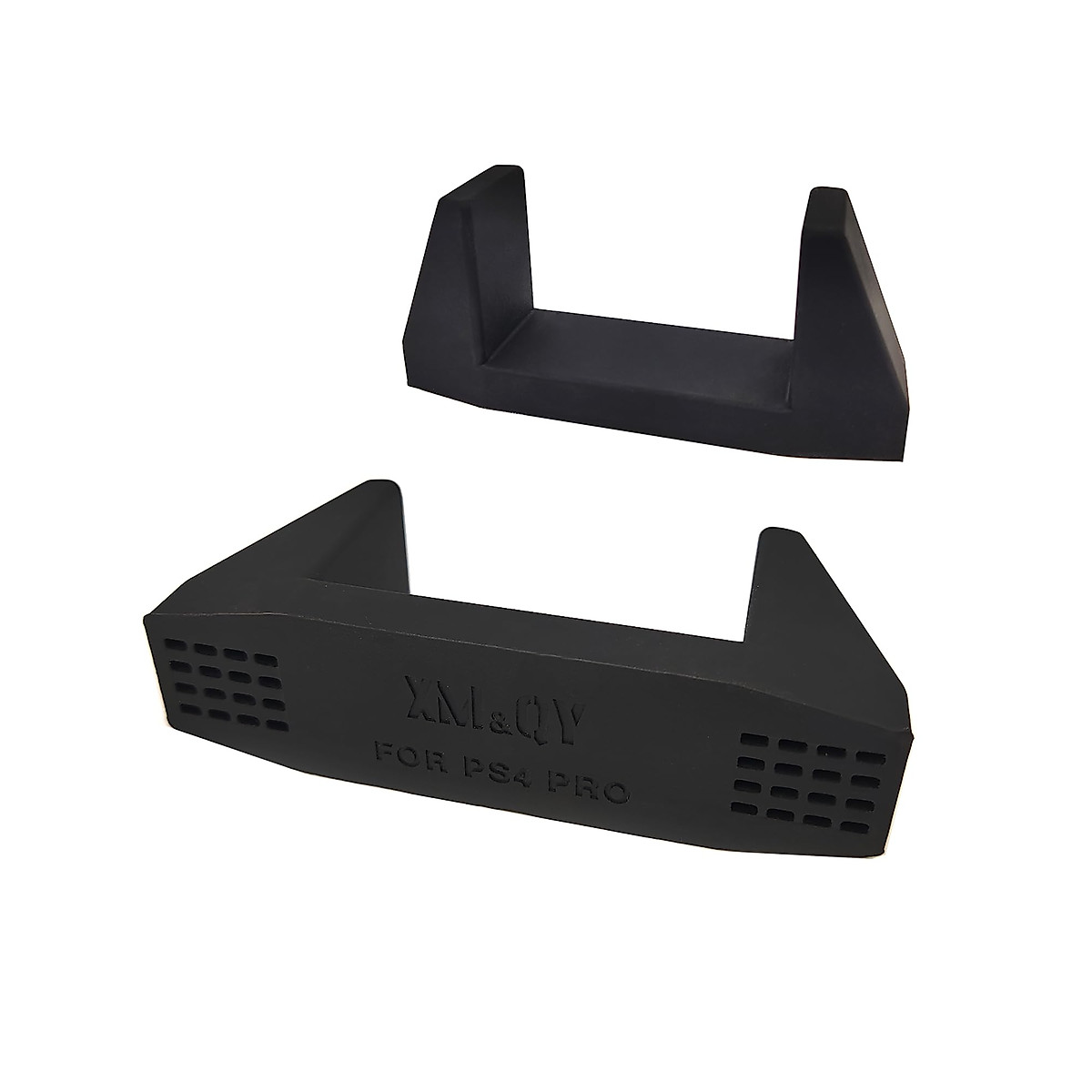 XM&QY Vertical Stand for PS4 Pro PlayStation 4 Pro Silicone Feet Stand Steady Base Mouse Non-Slip Enough Space for Cooling, Black