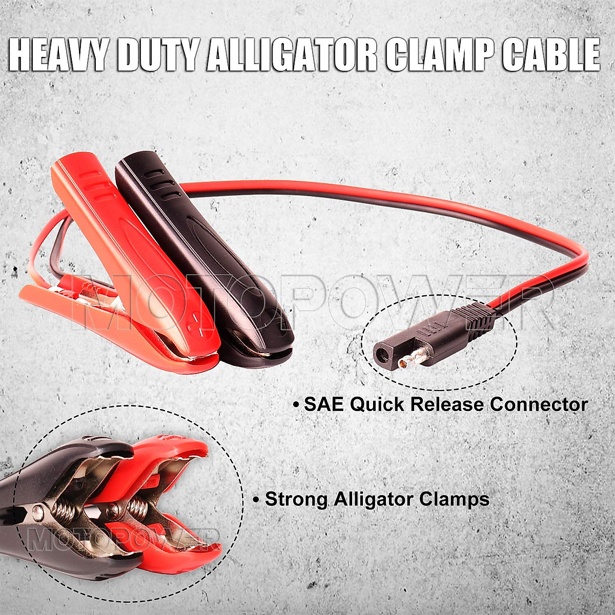 MOTOPOWER MP00206A 12V 1.5Amp Automatic Battery Charger, Battery Maintainer for Cars, Motorcycles, ATVs, RVs, Powersports, Boat and More. Smart, Compact and Eco Friendly