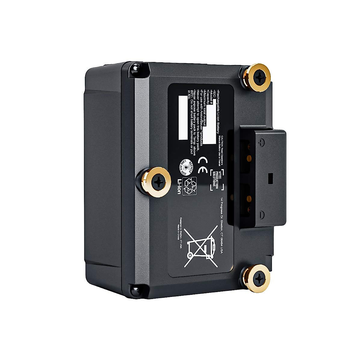 Anton Bauer Titon Micro 90 Gold Mount, 98Wh 14.4V Battery, Professional Camera Rig for Batteries, Camera Accessory, Camera Mount, Lithium Battery Pack, Battery Replacement, Quick Release Battery