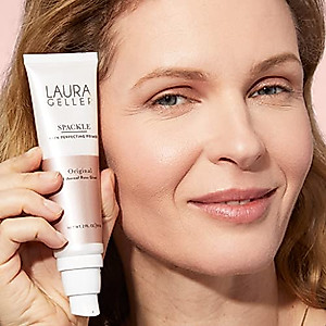 LAURA GELLER NEW YORK Spackle Super-Size - Ethereal Rose Glow - 2 Fl Oz - Skin Perfecting Primer Makeup with Hyaluronic Acid - Long-Wear Foundation Face Primer