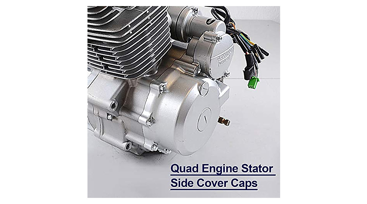 PAGOW Quad Engine Stator Cover Caps for ATV - 2 Sets