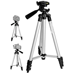 Canon EOS Rebel 4000D Digital SLR Camera with EF-S 18-55mm f/3.5-5.6 DC III Lens Kit Pro Accessory Bundle Package : 32gb Card + DSLR Bag + 57'' Tripod + More - (International Model) (No Warranty)