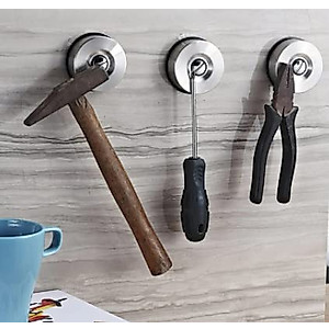Powerful Suction Cup Magnetic Knife Holder Wall Mounted Stainless Steel Magnet