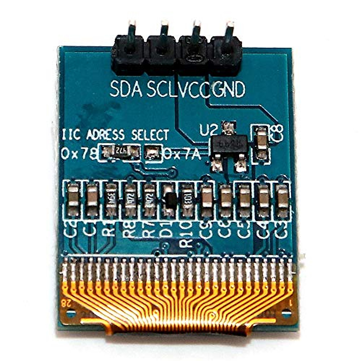 DollaTek 2Pcs SSD1306 4P 0.66inch OLED Display Module 64x48 Screen IIC I2C for Arduino AVR STM32 LCD Module