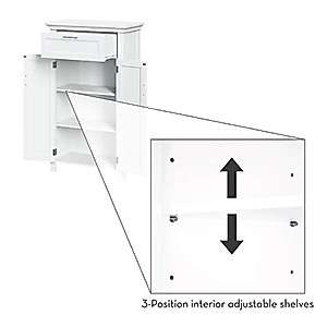 RiverRidge Somerset Two-Door Floor Cabinet, White