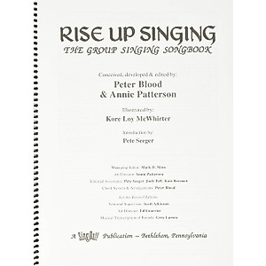 Rise Up Singing : The Group Singing Songbook: (larger print leader's edition)