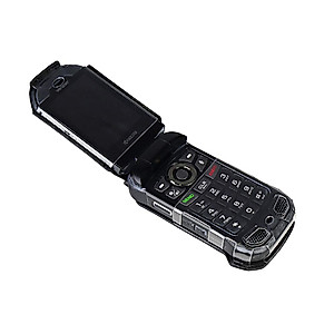 BELTRON Leather Fitted Case for Kyocera DuraXV Extreme E4810, DuraXV Extreme+ E4811 Verizon Flip Phone - Features: Rotating Belt Clip, Screen & Keypad Protection, Secure Fit