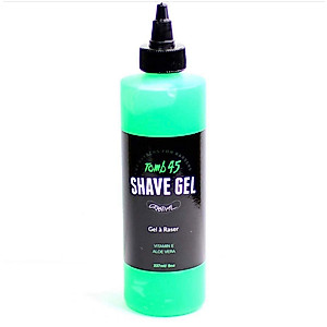 Tomb45 Triple Cartridge Shaving Kit (Triple Cartridge Razor Handle PLUS 2 Shave Gels)