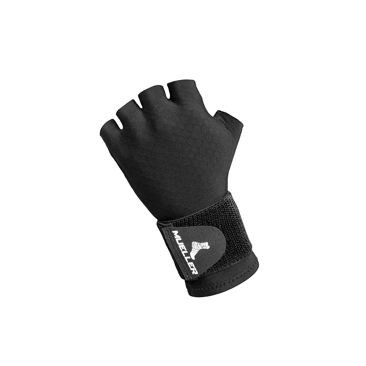 MUELLER Sports Medicine Arthritis Compression Glove, Hand and Wrist Support, Fits Right or Left Hand, for Men and Women, Black, L/XL, Large-X-Large