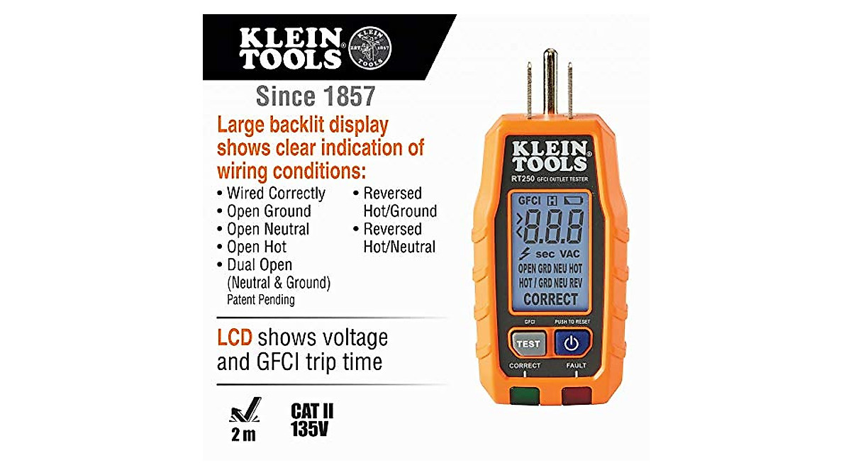 Klein Tools RT250KIT Electrical Test Kit - Safe & Accurate Testing