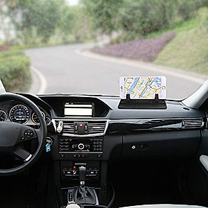 FineGood Phone Holder for Car with Air Vent Brush, Universal Silicone Car Cellphone Mount Antislip Vehicle Mobile Phone GPS Mounting Mat