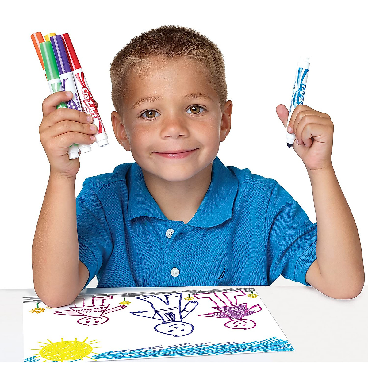 Cra-Z-Art Bold Washable Markers, 10 Count