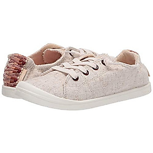 Roxy womens Bayshore Slip on Shoe Sneaker, Tan/Gold 20, 5.5 US