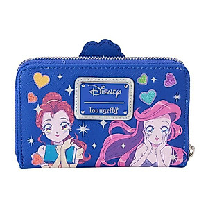 Loungefly Disney Princess Manga Style Zip Around Wallet