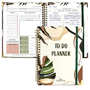 Simplified To Do List Planner Notebook - Easily Organize Your Daily Tasks And Boost Productivity - The Perfect Daily Journal And Undated Office Supplies Checklist For Women…