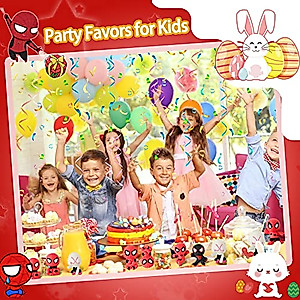 Spider Birthday Party Favors for Kids, 24pcs Mini Mochi Easter Egg Fillers Gift Squishy for Kids, Cute Squishies Pack Gift for His Amazing Friends Boys Girls, Bulk Things Used for Easter Eggs Hunt Treasure Box Prizes Goodie Pinata Filler