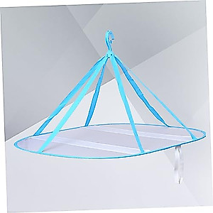 Zerodeko Hanging Clothes Laundry net Hanging Drying net Drying Rack Foldable Laundry Rack Collapsible Hangers Foldable Garment Rack Hanging Dryer Rack Sweater Clothes Dryer Drawer Sink Sock