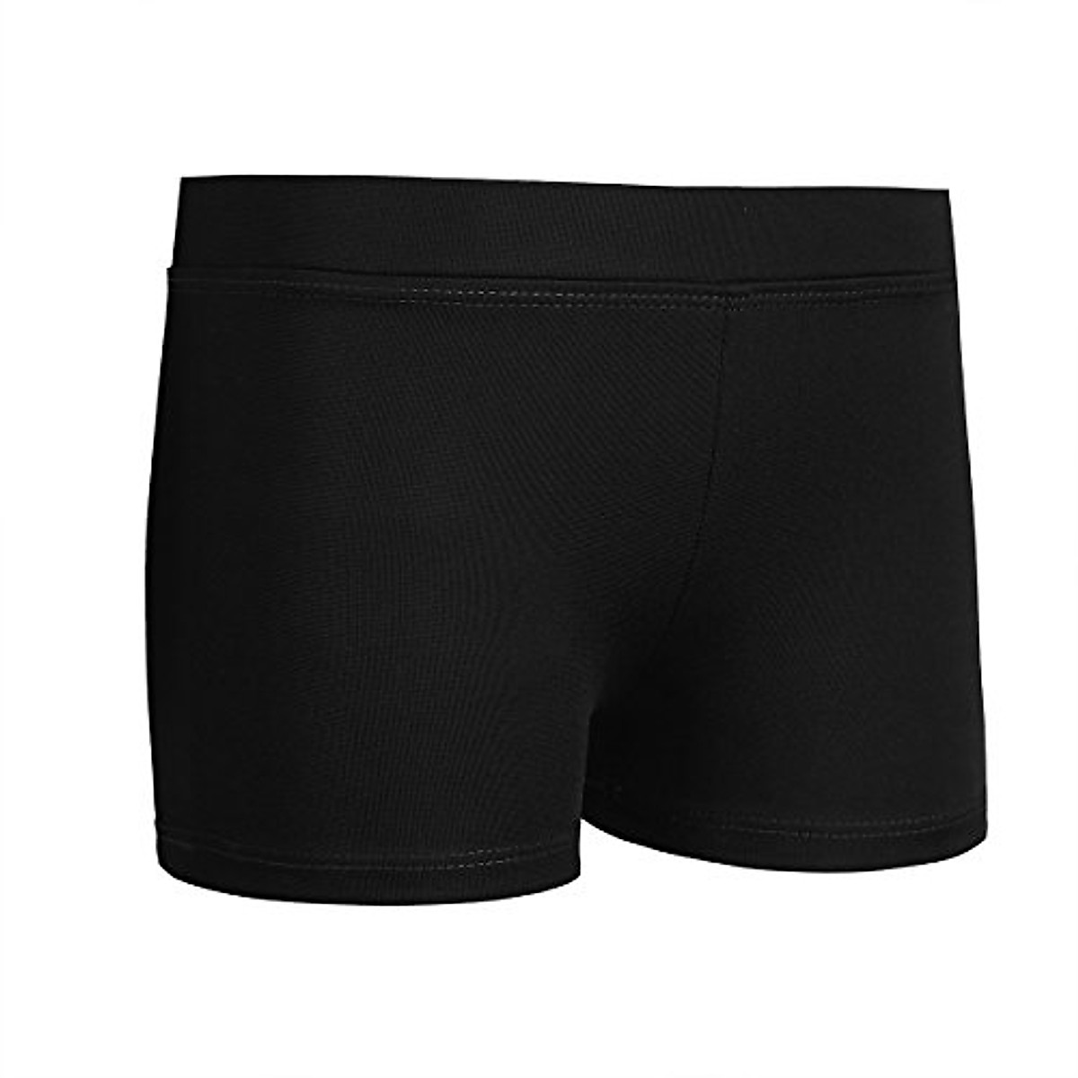 YUUMIN Girls Low Rise Boy Cut Booty Shorts Dance Sports Gym Bottoms Hot Pants Black 12