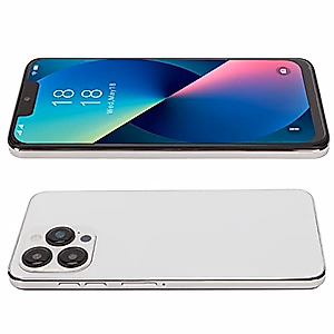 Hilitand iP13 Pro Unlocked Smartphone for 11, 6.2 FHD Unlocked Cell Phone, Face Unlock, 4GB 64GB, Dual SIM, 7000mAh, Dual Camera, T Mobile,for Support (White)