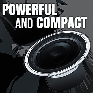 Light Harmonic 8 Inch Premium Sound System Stereo Kit for Car | x1 High Efficiency 850 Watt Subwoofer Speaker | Perfect for High Bass & Loud Music | Tech for Music Lovers | Easy Install (1 Unit)