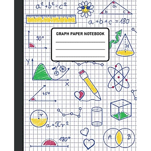 Math Notebook: Graph Paper Notebook For Kids , Fun Learning ( 7.5 x 9.25 )