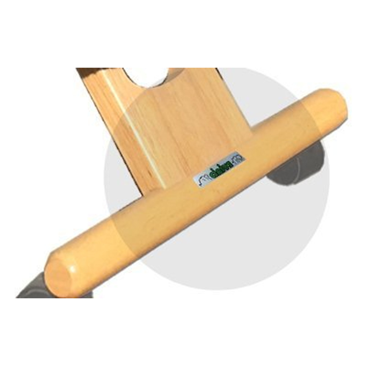 Cinius Professional Ergonomic Wooden Height-Adjustable Kneeling Chair with Backrest Support and Non-deformable Cushions. Beige