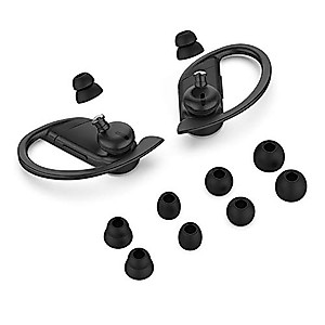 MOTONG for Huawei FreeBuds 4i Silicone Eartips Accessories, Silicone Protective Earphone Ear Tips Earbuds Case Cover for Huawei FreeBuds 4i/FreeLace Pro(Silicone Black)