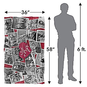 Trevco I Love Lucy Time After Time Silky Touch Super Soft Throw Blanket 36" x 58"
