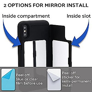 TORU Wallet Case for iPhone X - Matte Black Solid