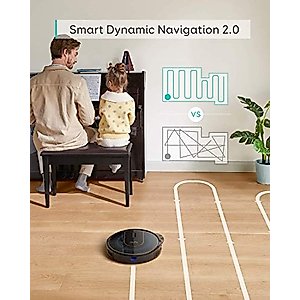 eufy by Anker, RoboVac G30, Robot Vacuum with Dynamic Navigation 2.0, 2000 Pa Strong Suction, Wi-Fi, Compatible with Alexa, Carpets and Hard Floors, Ideal for Pet Owners