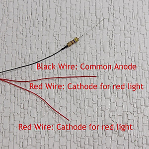 1Set O Scale Railroad Train/Track Crossing Sign 4 Heads LED Made + Circuit Board Flasher-Flashing Red Train Signal Lights Decoration and Party JTD436RP