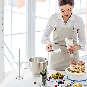 Cake Heating Rod 5.71 Inch Sliver Baking Nails for Baking Stainless Steel Heating Core for Cakes Baking Stick Supplies (8 Pcs)