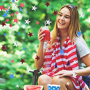 1 Independence Day Confetti Party Table Confetti Star Glitter Festival Confetti Star Sequin Confetti Table Scatter Star Confetti Party Confetti Decorative Confetti Party Decor