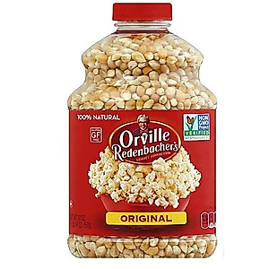 Orville Redenbacher's Gourmet Popping Corn, Original Pop Corn and Popping & Topping Buttery Flavored Oil (Pack of 2) - with Make Your Day Bag Clip