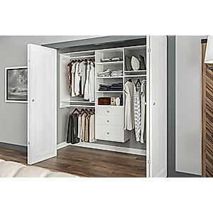 Easy Track 12" Drawer Closet Storage, White