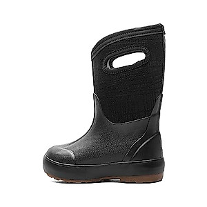 BOGS Classic II Snow Boot, Black, 2 US Unisex Big Kid