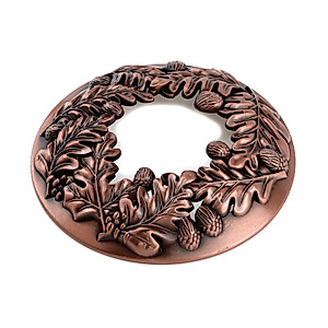 Tsnamay Lid Jar Candle Topper,Bronze Sacred Fruit Metal Candle Toppers to Burn Evenly Home Decor Accessories Candles Shades Sleeves Cover Top Lid