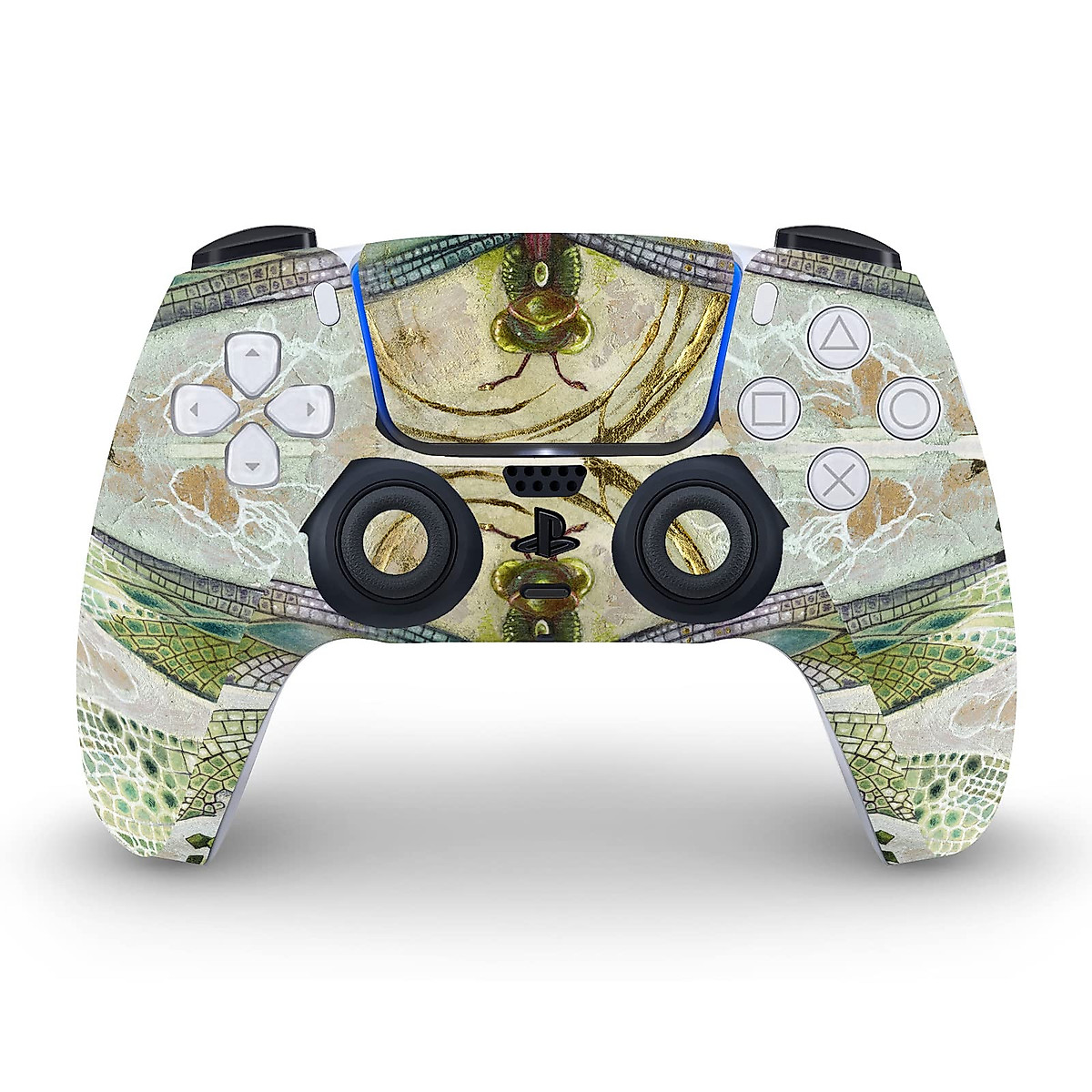 Head Case Designs Officially Licensed Stephanie Law Damselfly 2 Art Mix Matte Vinyl Faceplate Sticker Gaming Skin Case Cover Compatible with Sony Playstation 5 PS5 Disc Console & DualSense Controller