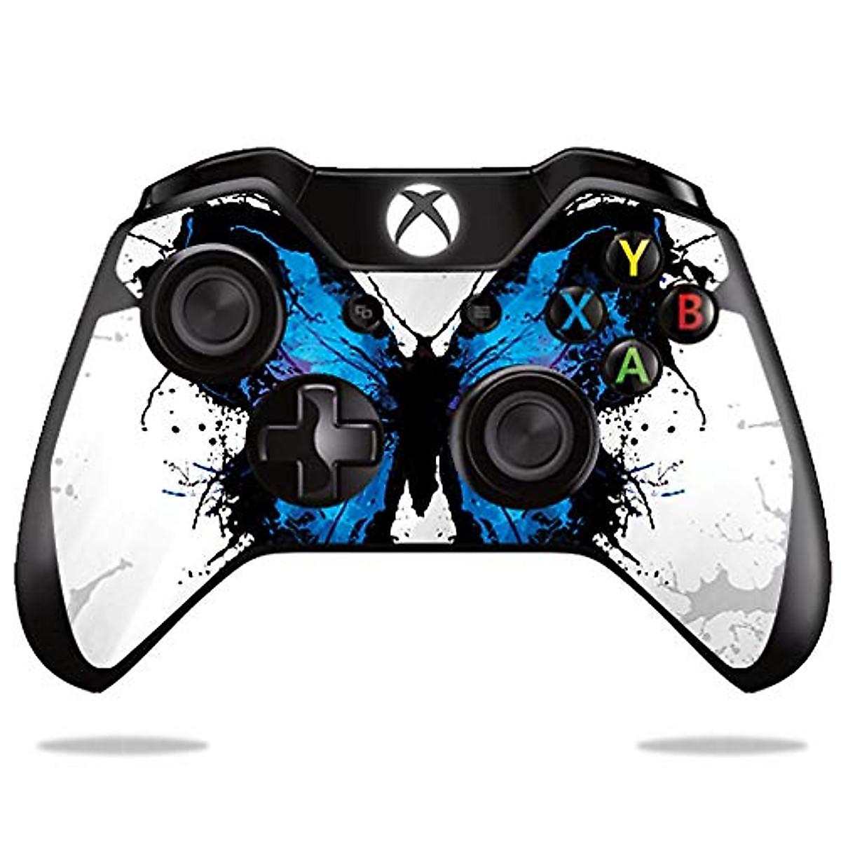 MightySkins Skin Compatible with Microsoft Xbox One or S Controller - Butterfly Splash | Protective, Durable, and Unique Vinyl wrap Cover | Easy to Apply, Remove, and Change Styles | Made in The USA