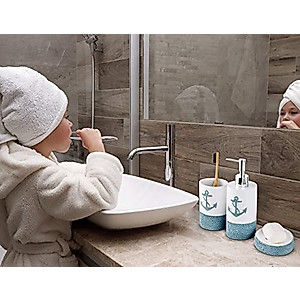 Nautical Wall Decor Set and Bathroom Accessories