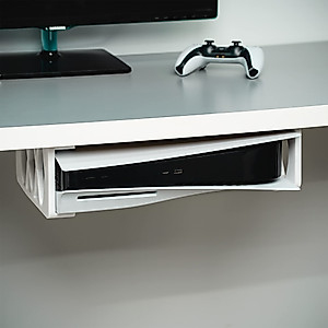 Glistco Stealth Mount Compatible with PS5 - White Disc