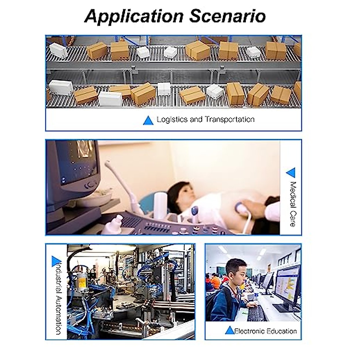 Rugged Tablet with Touchscreen, 100-240V Capacitive Screen High Voltage Industrial Tablet PC Precise Touch for Industrial Automation (US Plug)