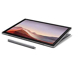 Microsoft 12.3" Surface Pro 7 2-in-1 Touchscreen Tablet, Intel Core i7-1065G7 1.3GHz, 16GB RAM, 256GB SSD, Windows 10 Pro, Free Upgrade to Windows 11, Platinum