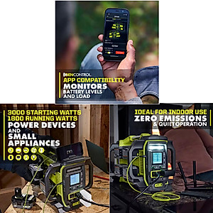 Buho 18-Volt Power Station Bundle Accessory Kit, Ryobi Battery Inverter and 8-Port Charger, and Additional USB Cable - Power Solution for Camping, Emergencies, Job Sites, Recreation, Tailgating