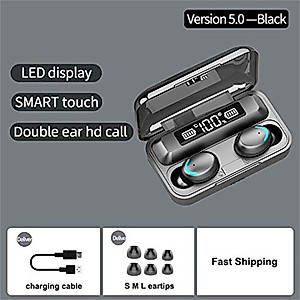 F9-5 Twins Wireless Mini Headset Bluetooth 5.0 Sport Headset Portable Charging Box