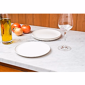 EVO Sustainable Goods 8" Plate, Set of Four, White