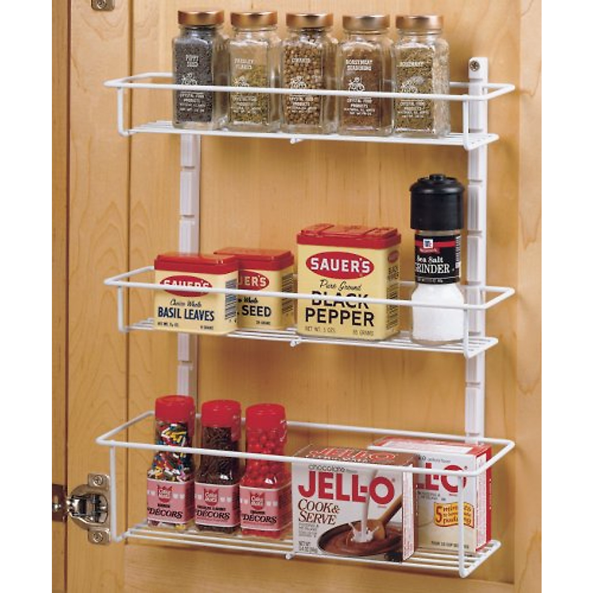 ClosetMaid Kitchen Spice Rack, White