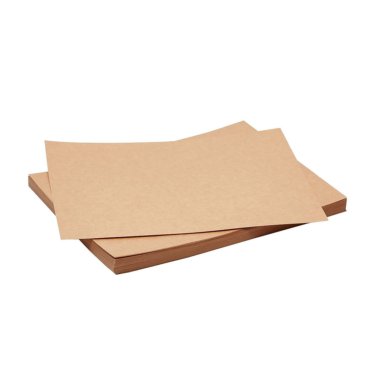 48 Sheets Brown Kraft Paper Material for Crafts, Party Invitations, Wedding, Letter Size (120 gsm, 8.5 x 11 In)